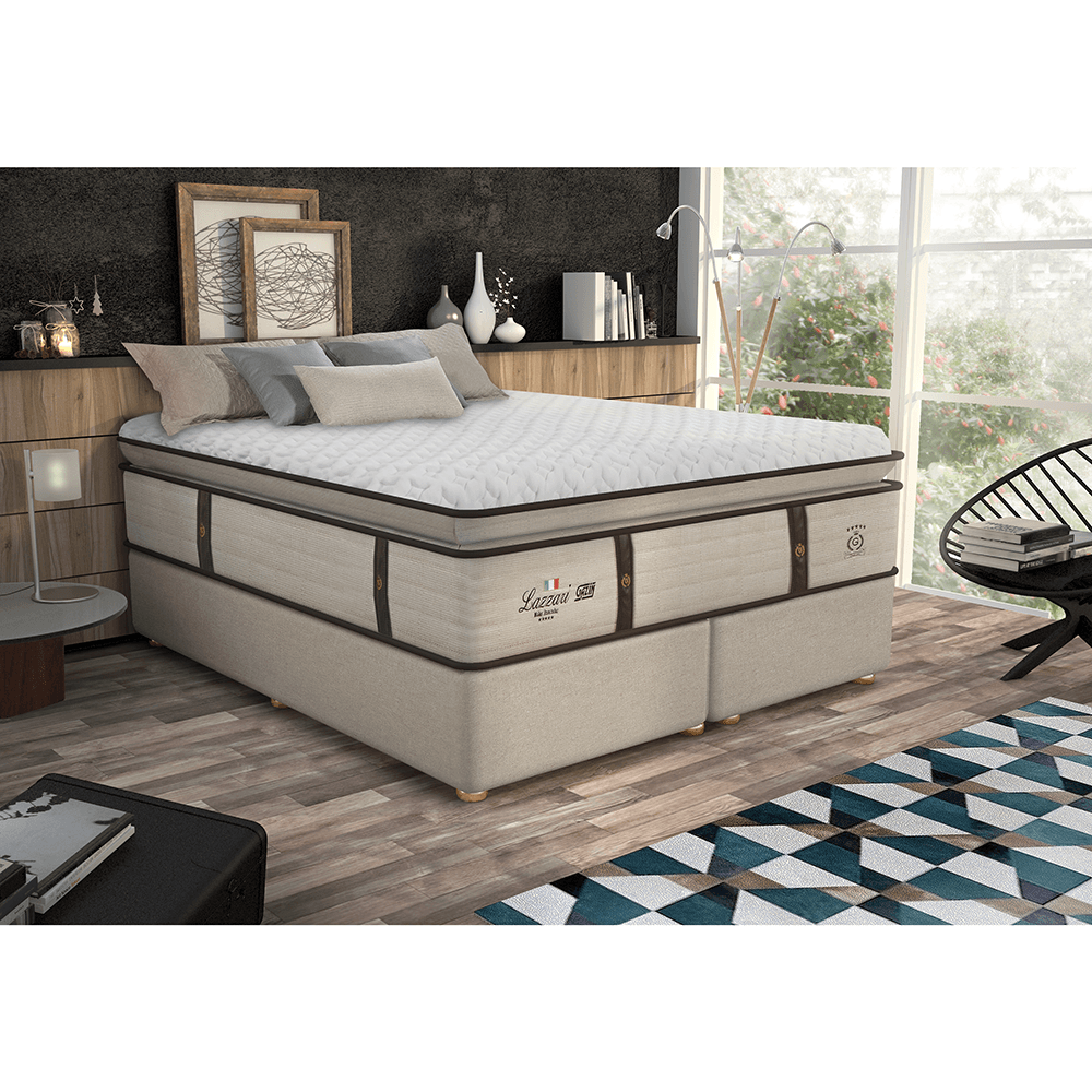 Colchão Queen Gazin Lazzari, 158x198x40cm Molas Ensacadas - 248031 ...