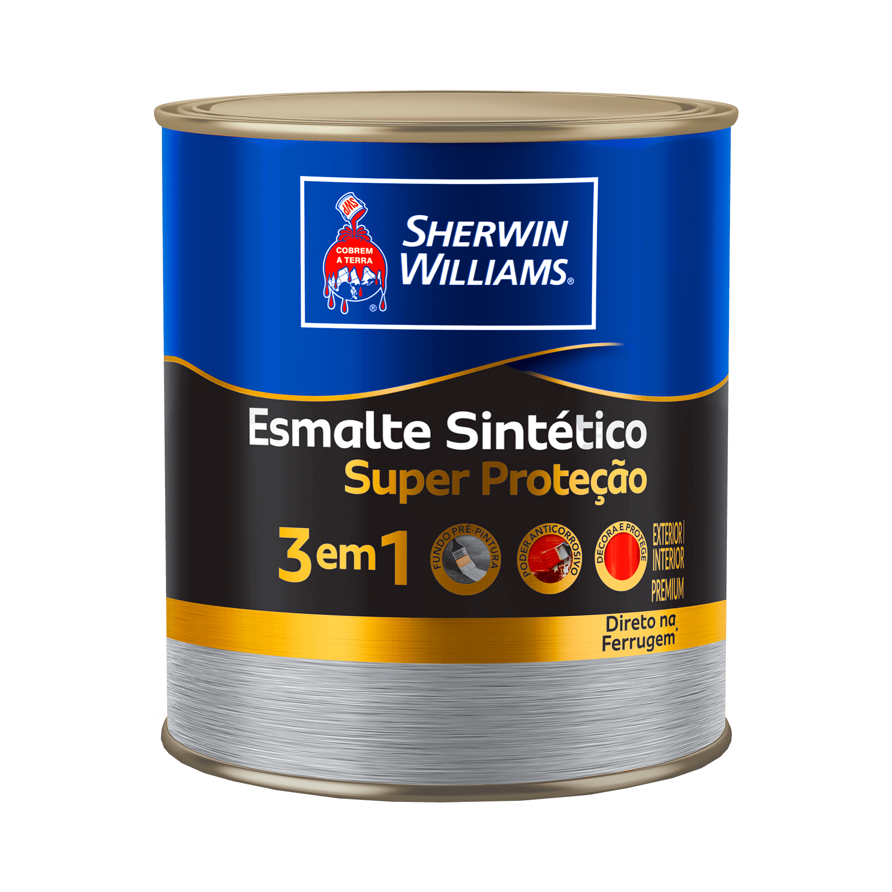 Esmalte Sintético Sherwin-Williams 3 X 1 Super Proteção Branco 900ml ...